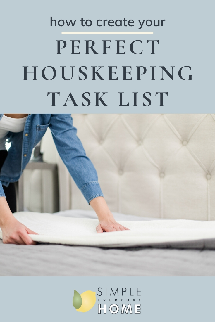 How to Create Your Perfect Housekeeping Task List