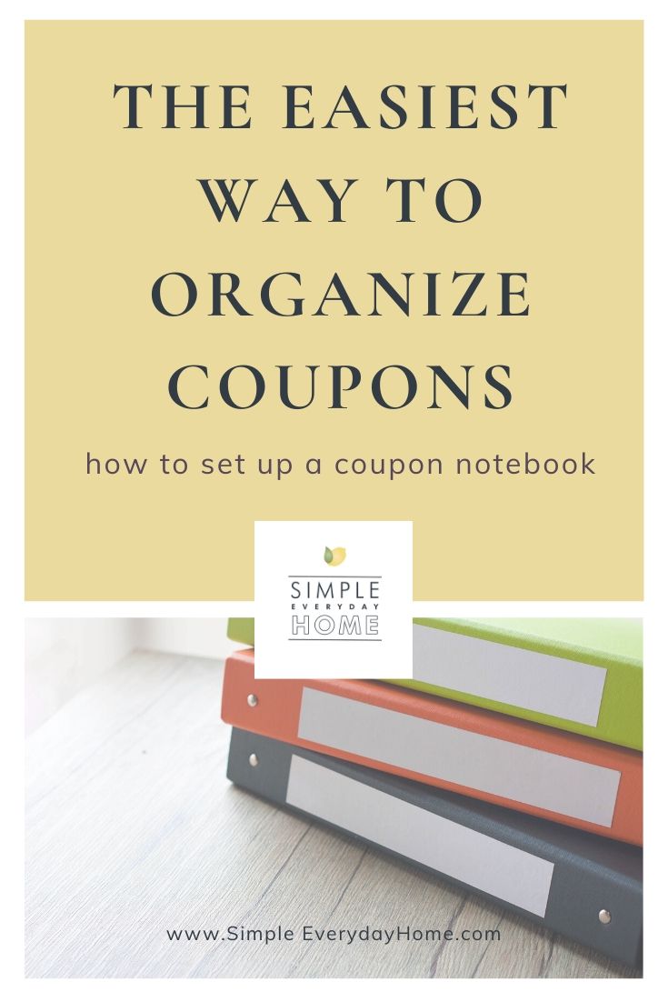 How to Set Up a Coupon Notebook: The Easiest Way to Organize Coupons