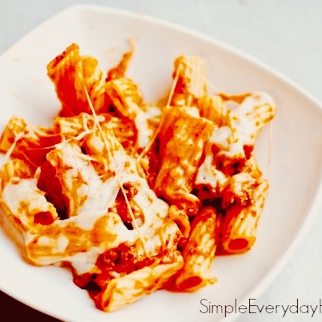 Easy and Delicious Baked Rigatoni Recipe - Simple Everyday Home